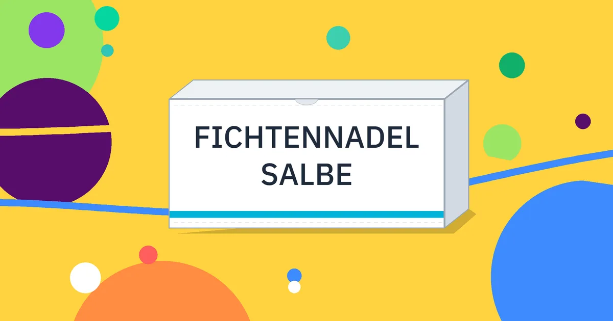 Symbolbild: Packung mit der Aufschrift FICHTENNADEL SALBE (PZN 19141393) – Verfügbarkeit und Bezug in Apotheken in Frankfurt am Main