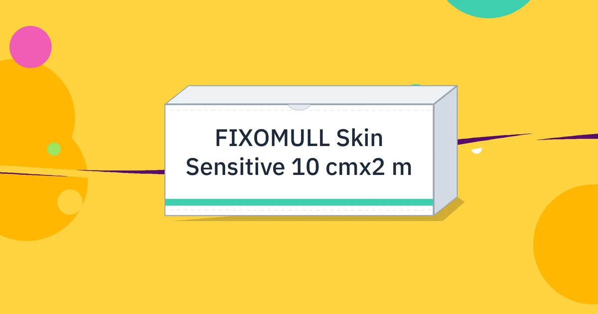 Symbolbild: Packung mit der Aufschrift FIXOMULL Skin Sensitive 10 cmx2 m (PZN 18297816) – Verfügbarkeit und Bezug in Apotheken in Frankfurt am Main