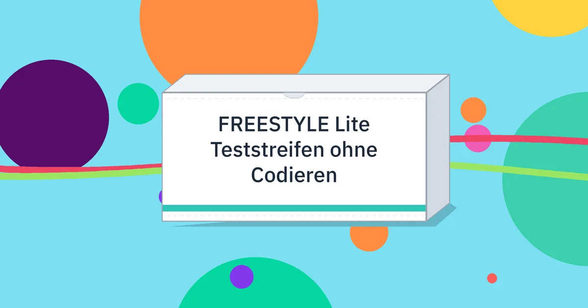 Symbolbild: Packung mit der Aufschrift FREESTYLE Lite Teststreifen ohne Codieren (PZN 10536003) – Verfügbarkeit und Bezug in Apotheken in Frankfurt am Main