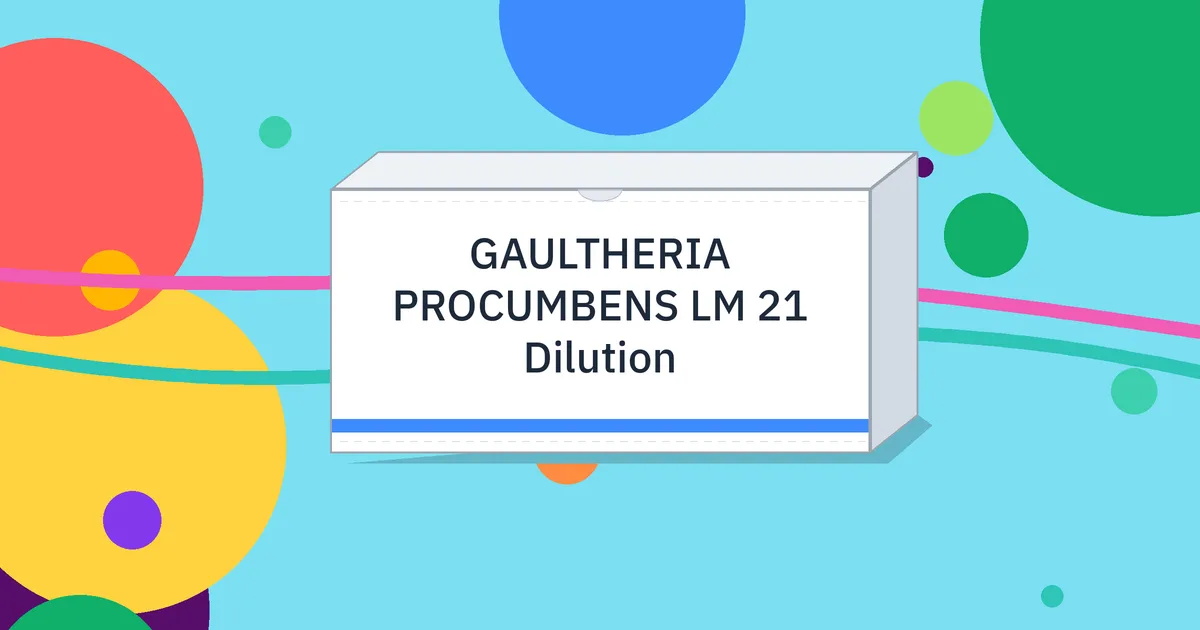 Symbolbild: Packung mit der Aufschrift GAULTHERIA PROCUMBENS LM 21 Dilution (PZN 13499076) – Verfügbarkeit und Bezug in Apotheken in Frankfurt am Main