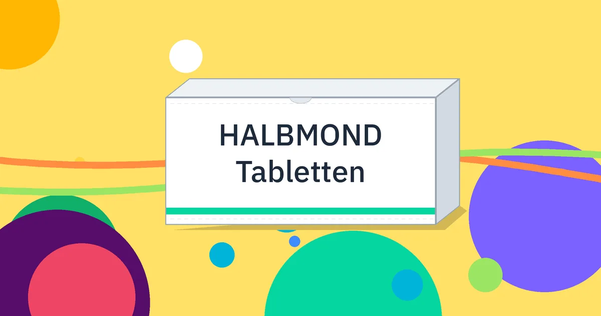 Symbolbild: Packung mit der Aufschrift HALBMOND Tabletten (PZN 00444814) – Verfügbarkeit und Bezug in Apotheken in Frankfurt am Main