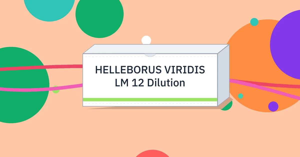 Symbolbild: Packung mit der Aufschrift HELLEBORUS VIRIDIS LM 12 Dilution (PZN 12886635) – Verfügbarkeit und Bezug in Apotheken in Frankfurt am Main