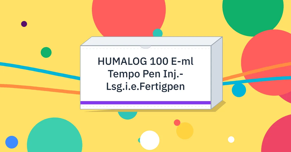 Symbolbild: Packung mit der Aufschrift HUMALOG 100 E-ml Tempo Pen Inj.-Lsg.i.e.Fertigpen (PZN 16896889) – Verfügbarkeit und Bezug in Apotheken in Frankfurt am Main