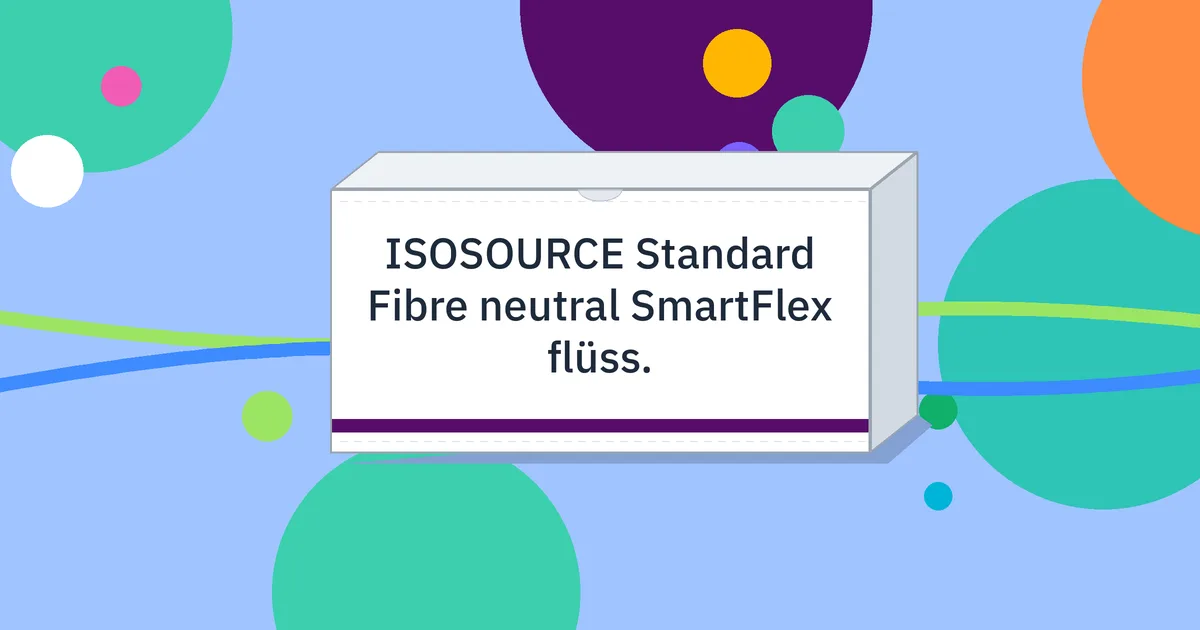 Symbolbild: Packung mit der Aufschrift ISOSOURCE Standard Fibre neutral SmartFlex flüss. (PZN 07756089) – Verfügbarkeit und Bezug in Apotheken in Frankfurt am Main
