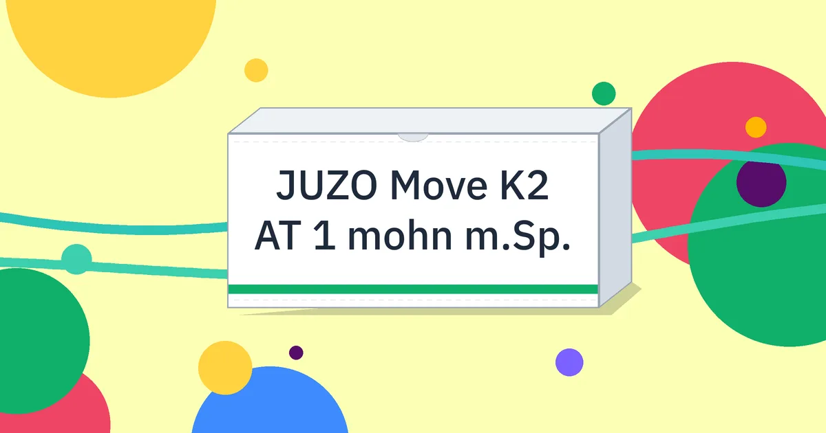 Symbolbild: Packung mit der Aufschrift JUZO Move K2 AT 1 mohn m.Sp. (PZN 20667864) – Verfügbarkeit und Bezug in Apotheken in Frankfurt am Main