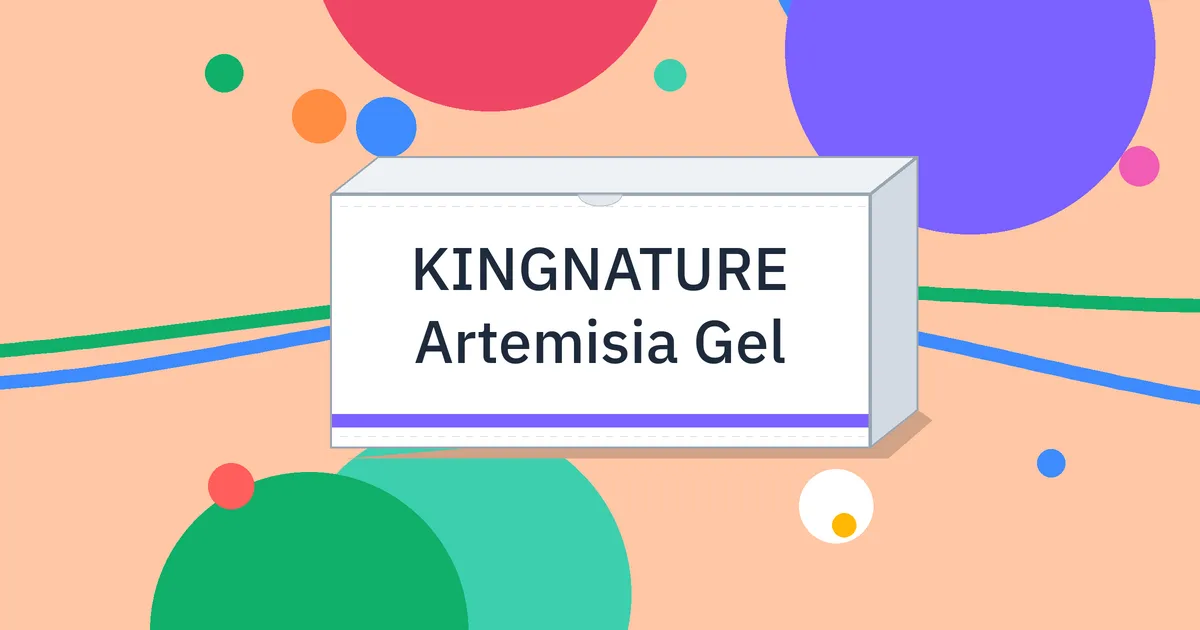 Symbolbild: Packung mit der Aufschrift KINGNATURE Artemisia Gel (PZN 17505402) – Verfügbarkeit und Bezug in Apotheken in Frankfurt am Main