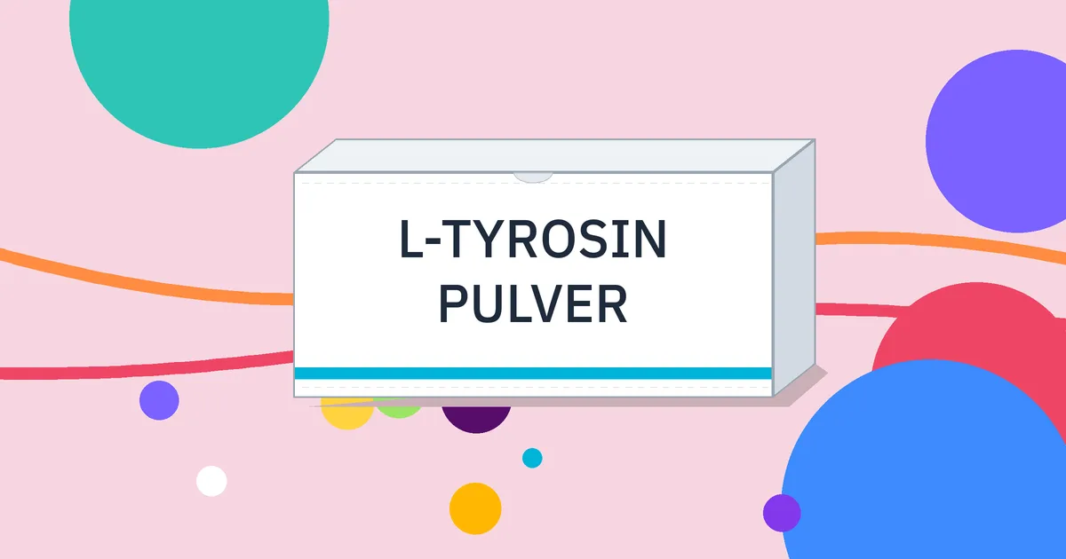 Symbolbild: Packung mit der Aufschrift L-TYROSIN PULVER (PZN 18486718) – Verfügbarkeit und Bezug in Apotheken in Frankfurt am Main