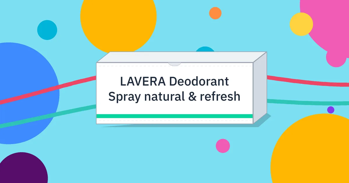 Symbolbild: Packung mit der Aufschrift LAVERA Deodorant Spray natural & refresh (PZN 16809301) – Verfügbarkeit und Bezug in Apotheken in Frankfurt am Main