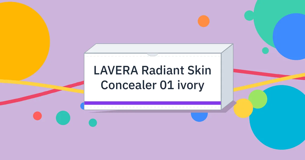 Symbolbild: Packung mit der Aufschrift LAVERA Radiant Skin Concealer 01 ivory (PZN 18097098) – Verfügbarkeit und Bezug in Apotheken in Frankfurt am Main
