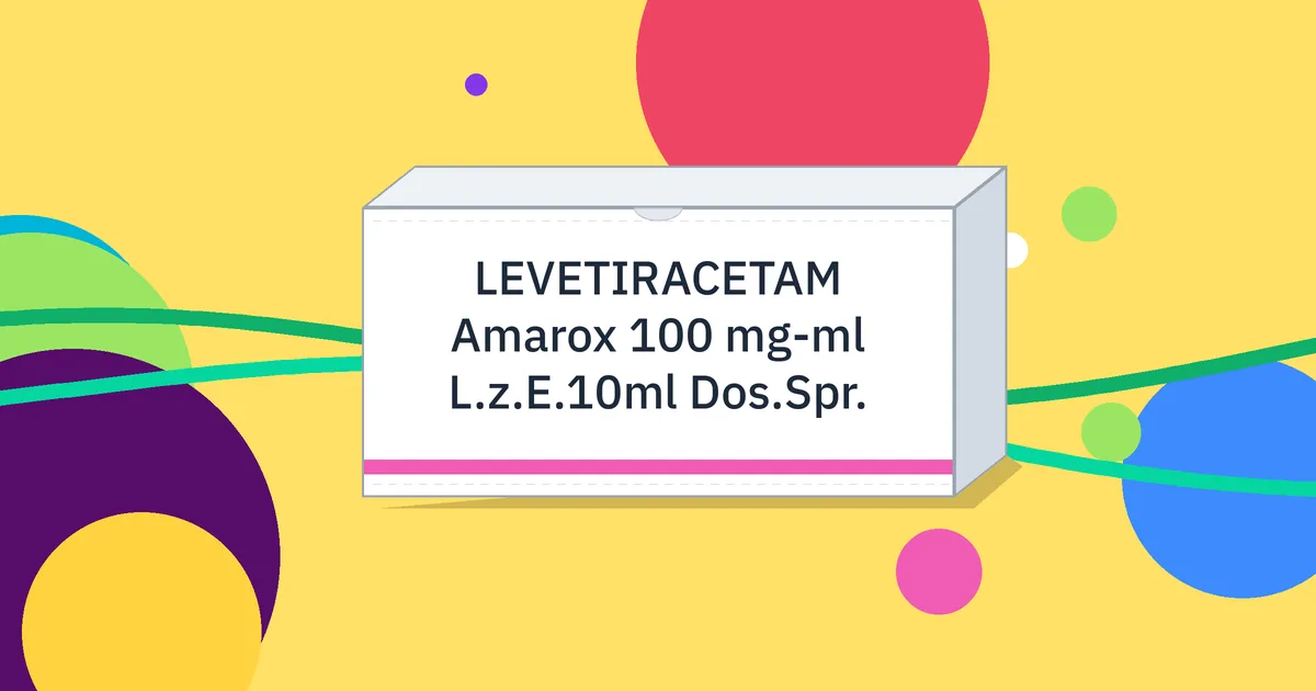 Symbolbild: Packung mit der Aufschrift LEVETIRACETAM Amarox 100 mg-ml L.z.E.10ml Dos.Spr. (PZN 17991615) – Verfügbarkeit und Bezug in Apotheken in Frankfurt am Main