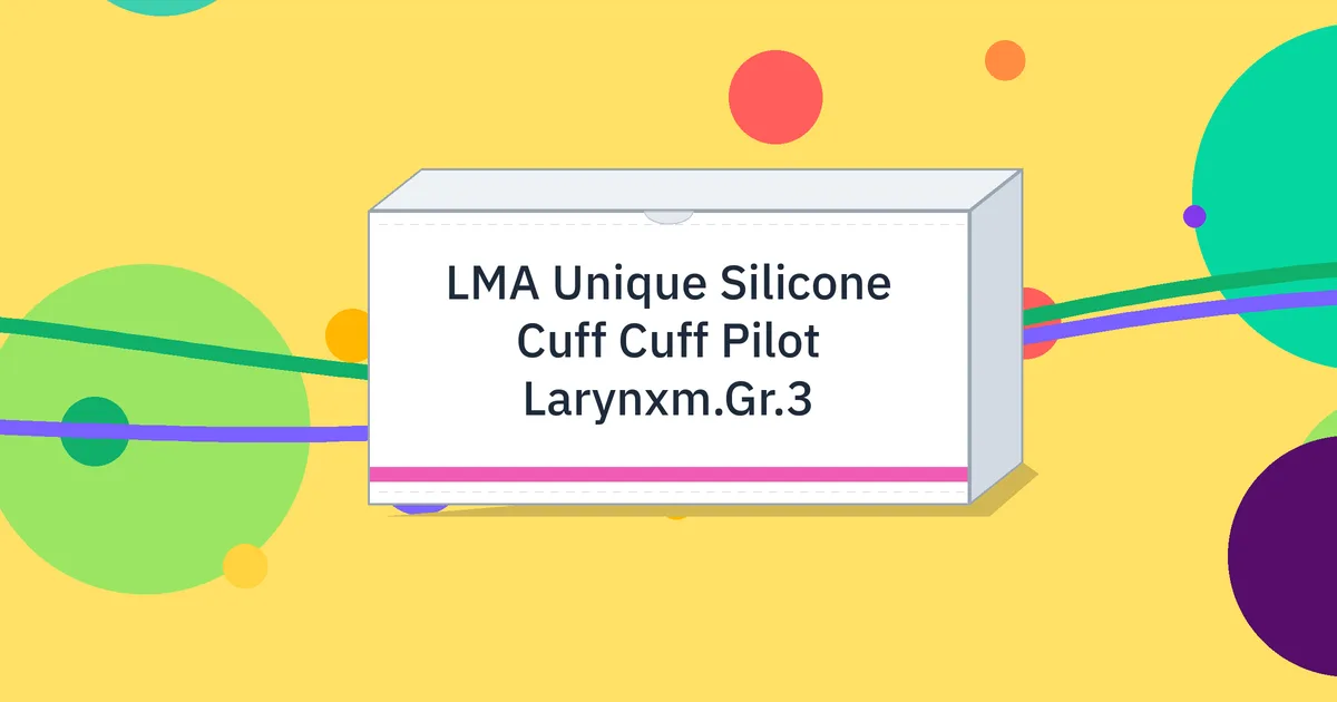 Symbolbild: Packung mit der Aufschrift LMA Unique Silicone Cuff Cuff Pilot Larynxm.Gr.3 (PZN 12410714) – Verfügbarkeit und Bezug in Apotheken in Frankfurt am Main