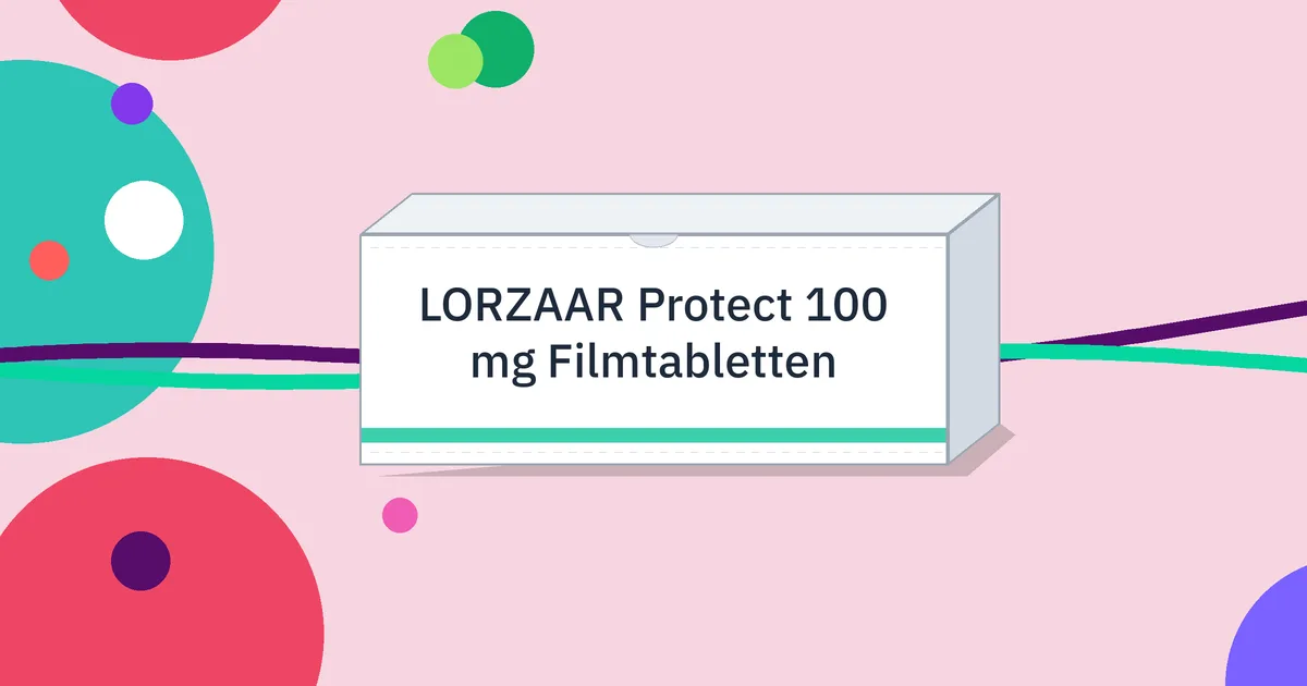 Symbolbild: Packung mit der Aufschrift LORZAAR Protect 100 mg Filmtabletten (PZN 03126121) – Verfügbarkeit und Bezug in Apotheken in Frankfurt am Main