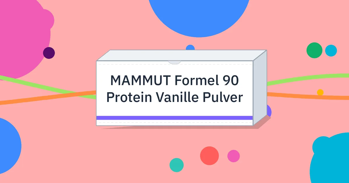 Symbolbild: Packung mit der Aufschrift MAMMUT Formel 90 Protein Vanille Pulver (PZN 10047770) – Verfügbarkeit und Bezug in Apotheken in Frankfurt am Main
