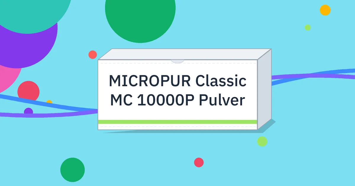 Symbolbild: Packung mit der Aufschrift MICROPUR Classic MC 10000P Pulver (PZN 04236165) – Verfügbarkeit und Bezug in Apotheken in Frankfurt am Main