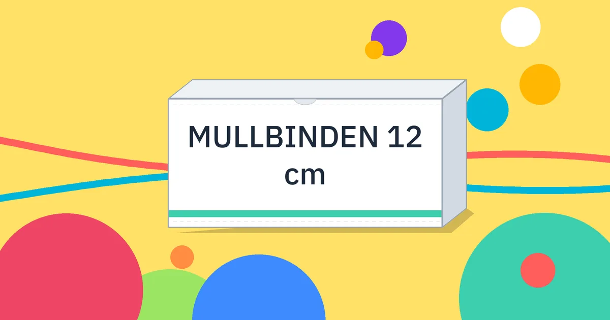 Symbolbild: Packung mit der Aufschrift MULLBINDEN 12 cm (PZN 01960191) – Verfügbarkeit und Bezug in Apotheken in Frankfurt am Main
