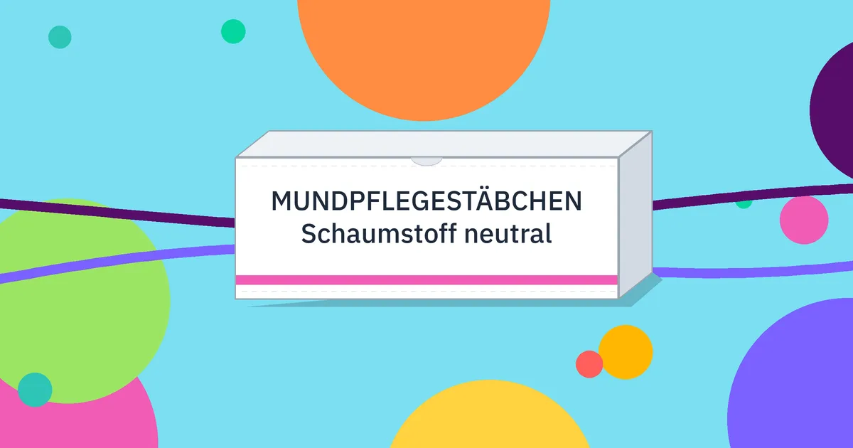 Symbolbild: Packung mit der Aufschrift MUNDPFLEGESTÄBCHEN Schaumstoff neutral (PZN 07574520) – Verfügbarkeit und Bezug in Apotheken in Frankfurt am Main