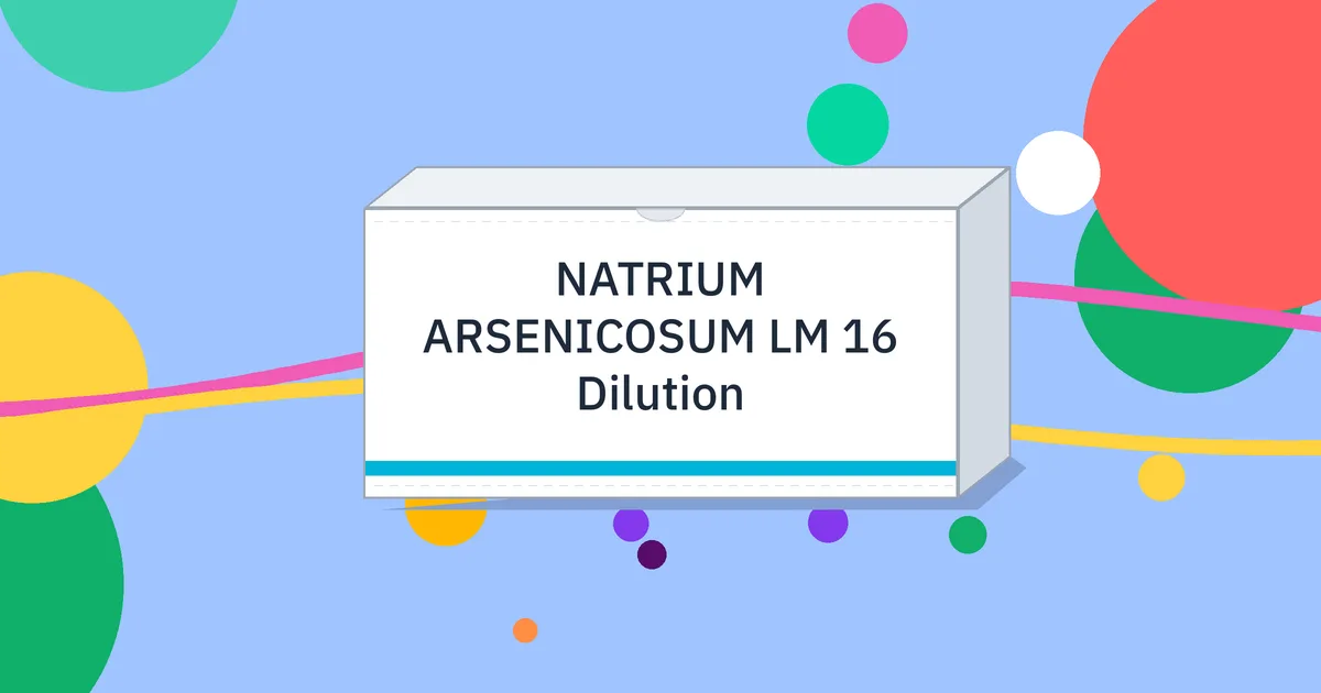 Symbolbild: Packung mit der Aufschrift NATRIUM ARSENICOSUM LM 16 Dilution (PZN 12959417) – Verfügbarkeit und Bezug in Apotheken in Frankfurt am Main