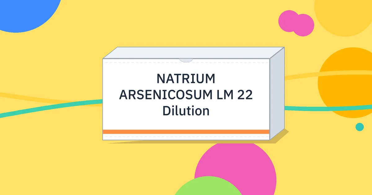 Symbolbild: Packung mit der Aufschrift NATRIUM ARSENICOSUM LM 22 Dilution (PZN 12959475) – Verfügbarkeit und Bezug in Apotheken in Frankfurt am Main