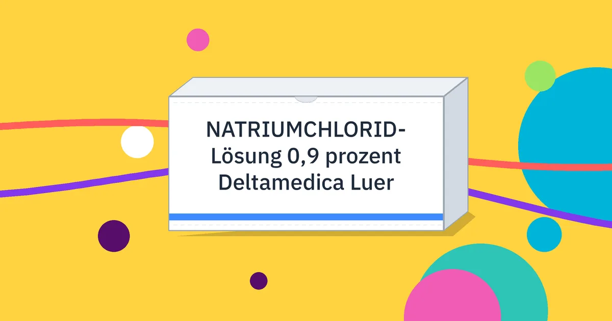 Symbolbild: Packung mit der Aufschrift NATRIUMCHLORID-Lösung 0,9 prozent Deltamedica Luer (PZN 17393067) – Verfügbarkeit und Bezug in Apotheken in Frankfurt am Main