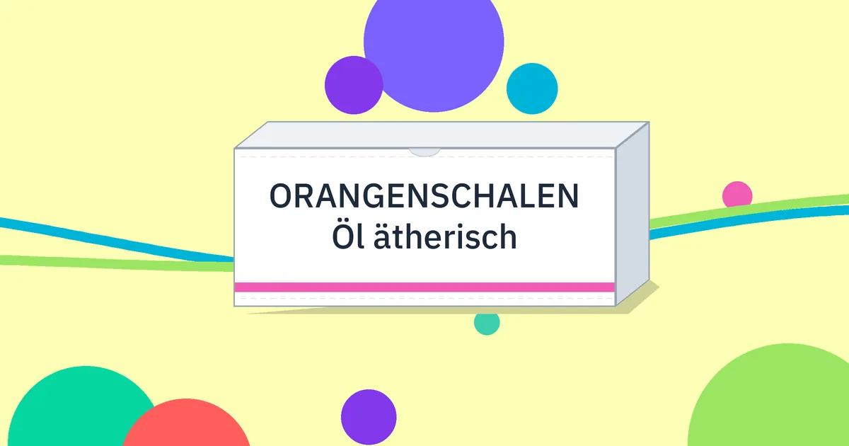 Symbolbild: Packung mit der Aufschrift ORANGENSCHALEN Öl ätherisch (PZN 17157496) – Verfügbarkeit und Bezug in Apotheken in Frankfurt am Main