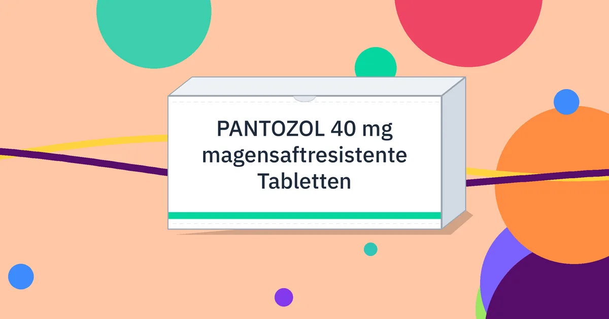 Symbolbild: Packung mit der Aufschrift PANTOZOL 40 mg magensaftresistente Tabletten (PZN 19123107) – Verfügbarkeit und Bezug in Apotheken in Frankfurt am Main