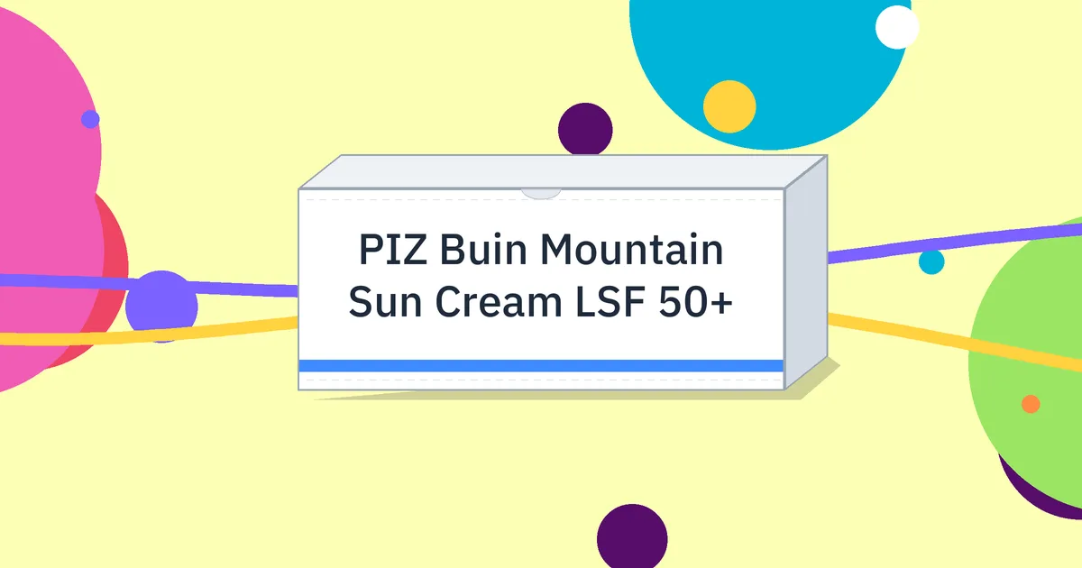 Symbolbild: Packung mit der Aufschrift PIZ Buin Mountain Sun Cream LSF 50+ (PZN 18337444) – Verfügbarkeit und Bezug in Apotheken in Frankfurt am Main