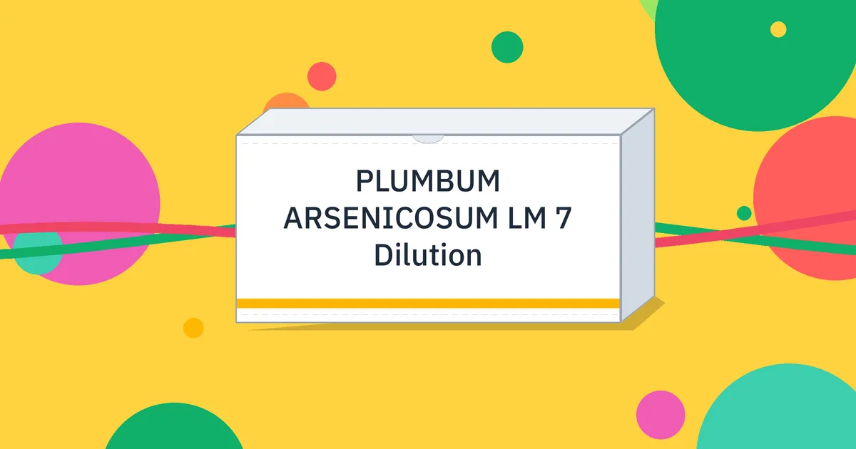 Symbolbild: Packung mit der Aufschrift PLUMBUM ARSENICOSUM LM 7 Dilution (PZN 13039239) – Verfügbarkeit und Bezug in Apotheken in Frankfurt am Main