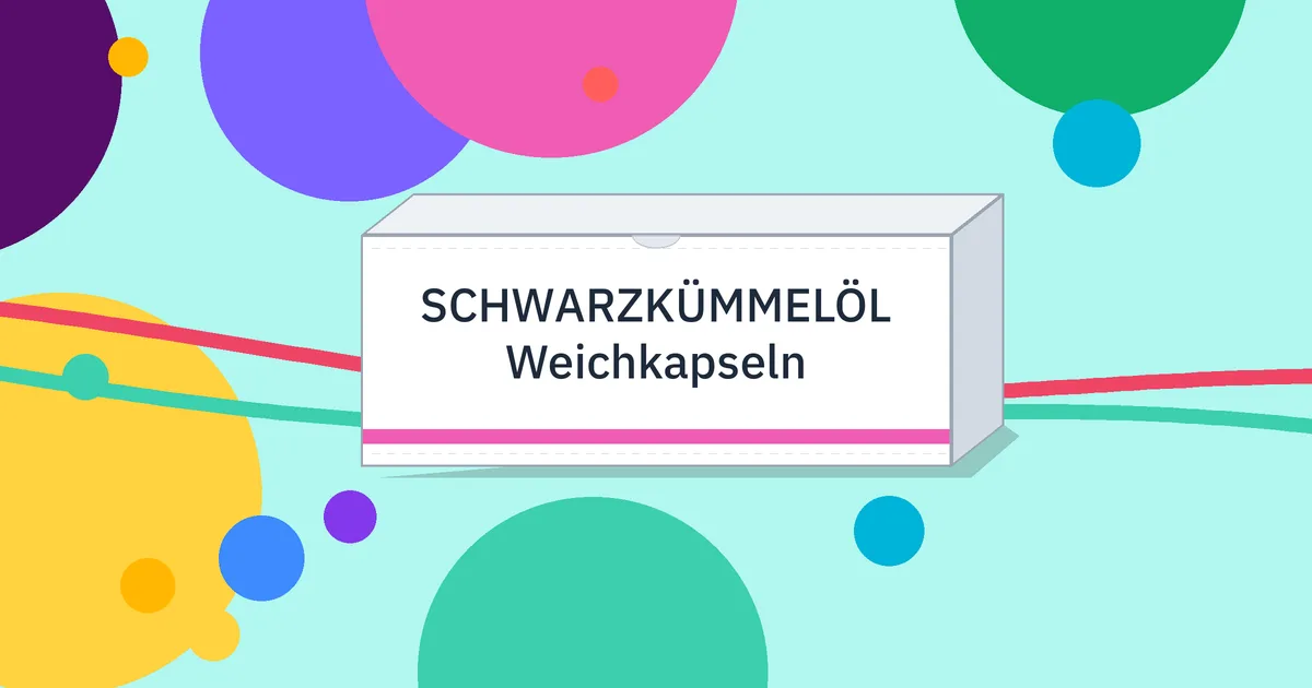 Symbolbild: Packung mit der Aufschrift SCHWARZKÜMMELÖL Weichkapseln (PZN 19899322) – Verfügbarkeit und Bezug in Apotheken in Frankfurt am Main