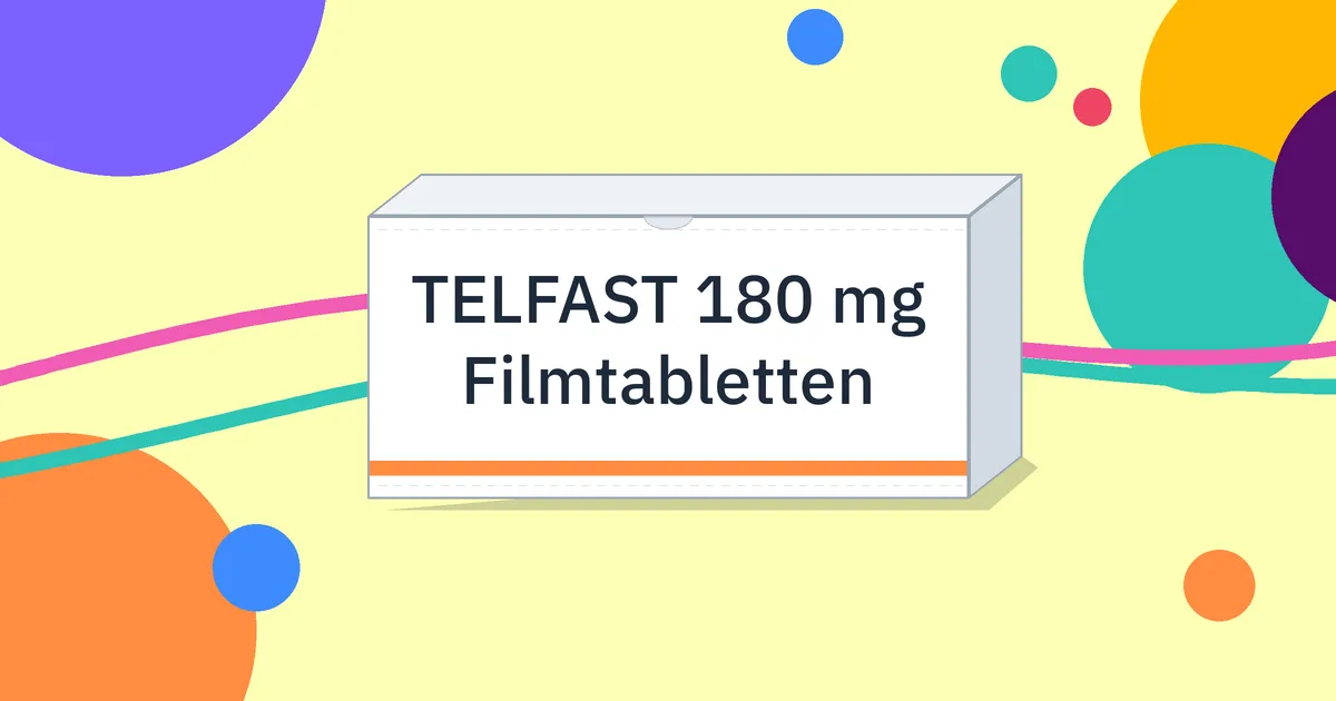 Symbolbild: Packung mit der Aufschrift TELFAST 180 mg Filmtabletten (PZN 01260542) – Verfügbarkeit und Bezug in Apotheken in Frankfurt am Main