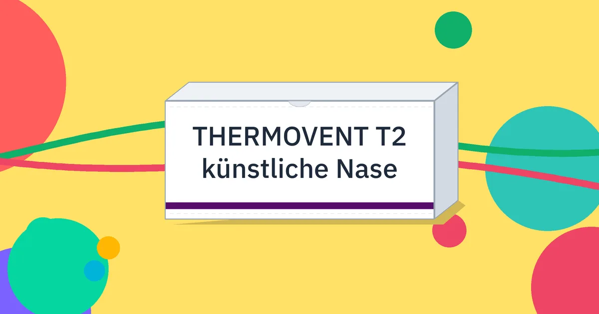 Symbolbild: Packung mit der Aufschrift THERMOVENT T2 künstliche Nase (PZN 02884894) – Verfügbarkeit und Bezug in Apotheken in Frankfurt am Main