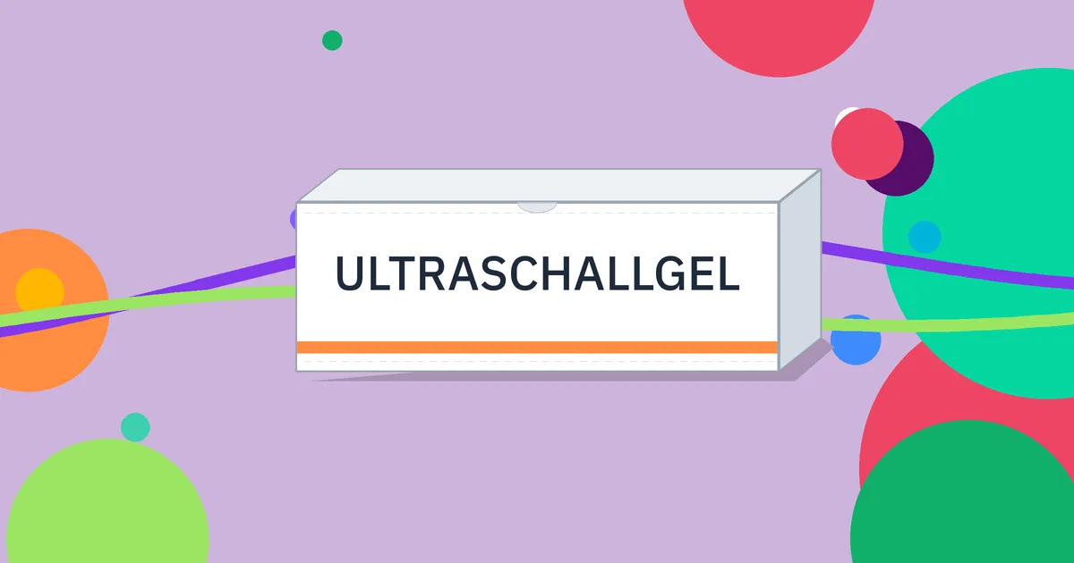 Symbolbild: Packung mit der Aufschrift ULTRASCHALLGEL (PZN 14256973) – Verfügbarkeit und Bezug in Apotheken in Frankfurt am Main