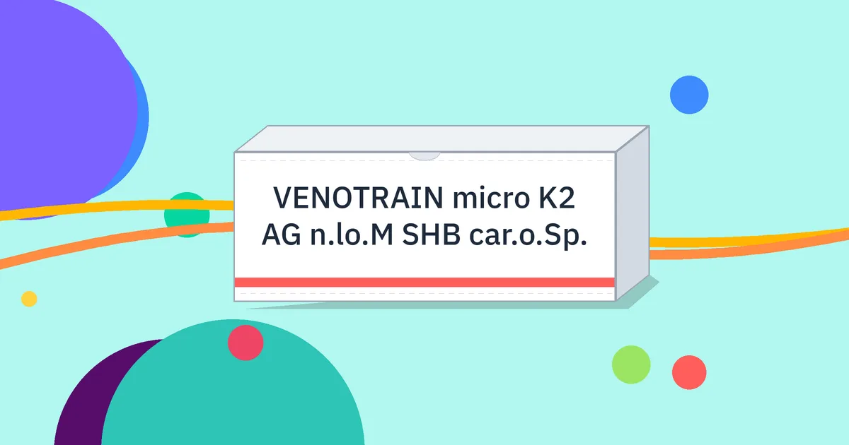 Symbolbild: Packung mit der Aufschrift VENOTRAIN micro K2 AG n.lo.M SHB car.o.Sp. (PZN 01342346) – Verfügbarkeit und Bezug in Apotheken in Frankfurt am Main