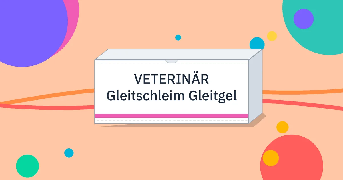 Symbolbild: Packung mit der Aufschrift VETERINÄR Gleitschleim Gleitgel (PZN 04616092) – Verfügbarkeit und Bezug in Apotheken in Frankfurt am Main