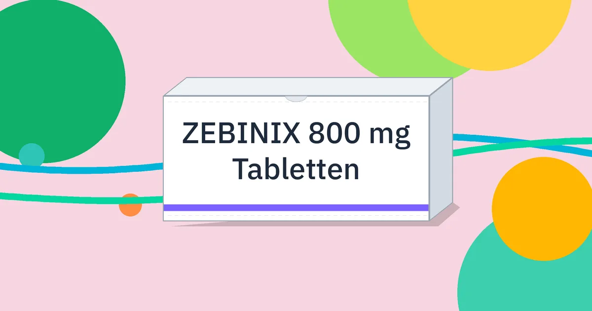 Symbolbild: Packung mit der Aufschrift ZEBINIX 800 mg Tabletten (PZN 17390092) – Verfügbarkeit und Bezug in Apotheken in Frankfurt am Main