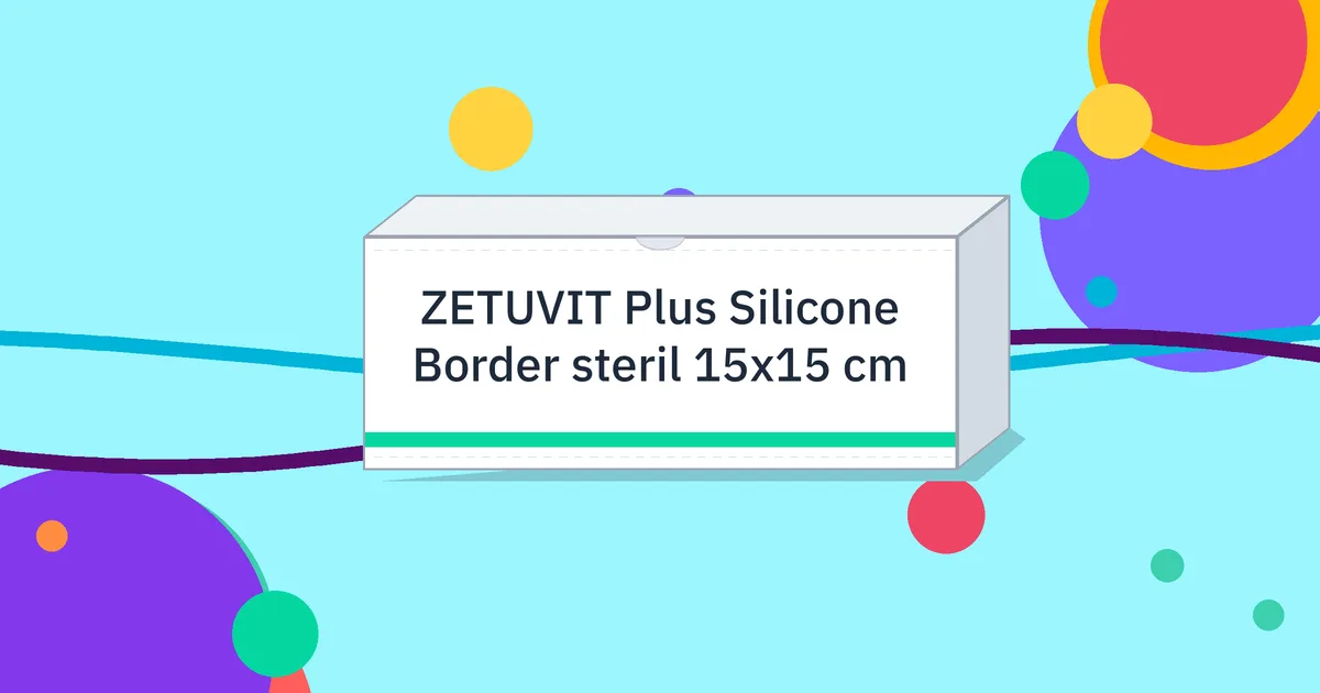 Symbolbild: Packung mit der Aufschrift ZETUVIT Plus Silicone Border steril 15x15 cm (PZN 17278685) – Verfügbarkeit und Bezug in Apotheken in Frankfurt am Main