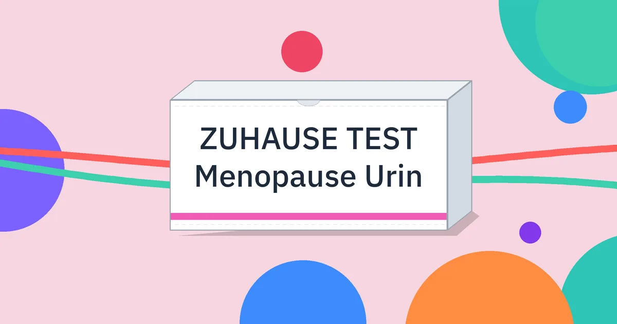 Symbolbild: Packung mit der Aufschrift ZUHAUSE TEST Menopause Urin (PZN 15232503) – Verfügbarkeit und Bezug in Apotheken in Frankfurt am Main