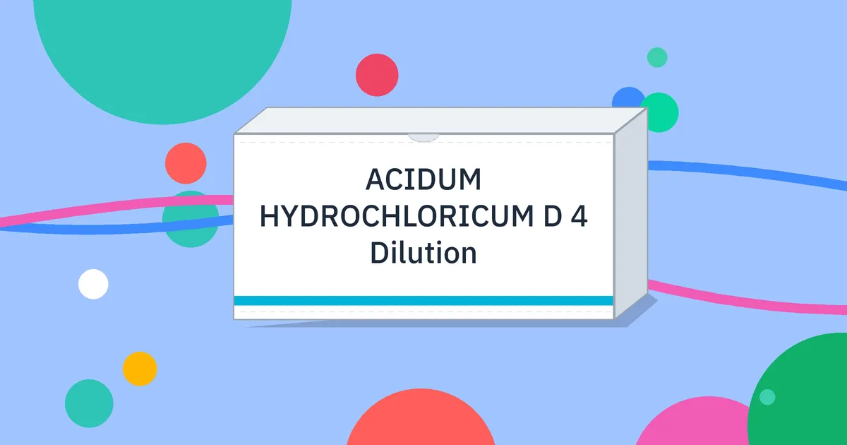 Symbolbild: Packung mit der Aufschrift ACIDUM HYDROCHLORICUM D 4 Dilution (PZN 02121044) – Verfügbarkeit und Bezug in Apotheken in Frankfurt am Main