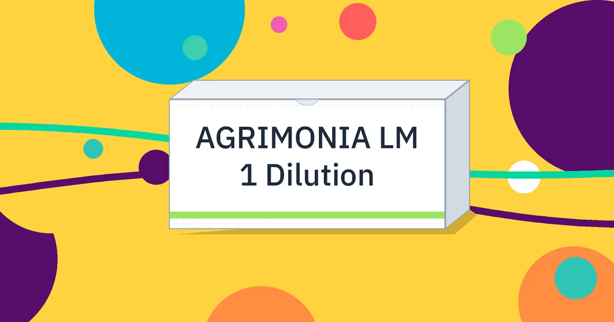 Symbolbild: Packung mit der Aufschrift AGRIMONIA LM 1 Dilution (PZN 13306781) – Verfügbarkeit und Bezug in Apotheken in Frankfurt am Main