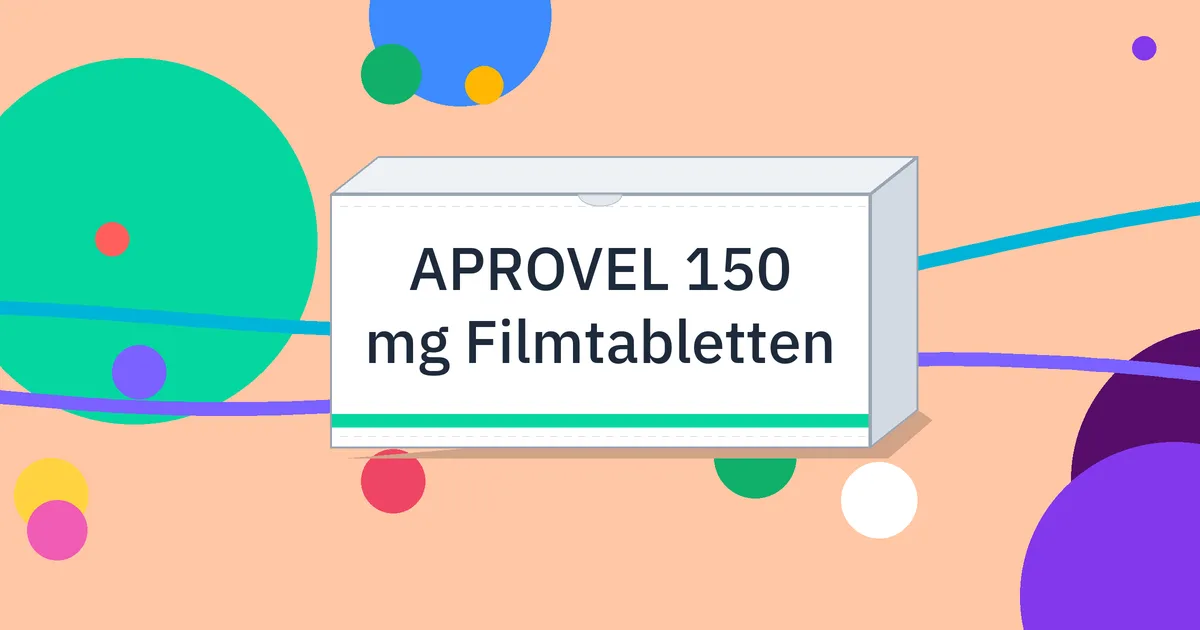 Symbolbild: Packung mit der Aufschrift APROVEL 150 mg Filmtabletten (PZN 17877612) – Verfügbarkeit und Bezug in Apotheken in Frankfurt am Main