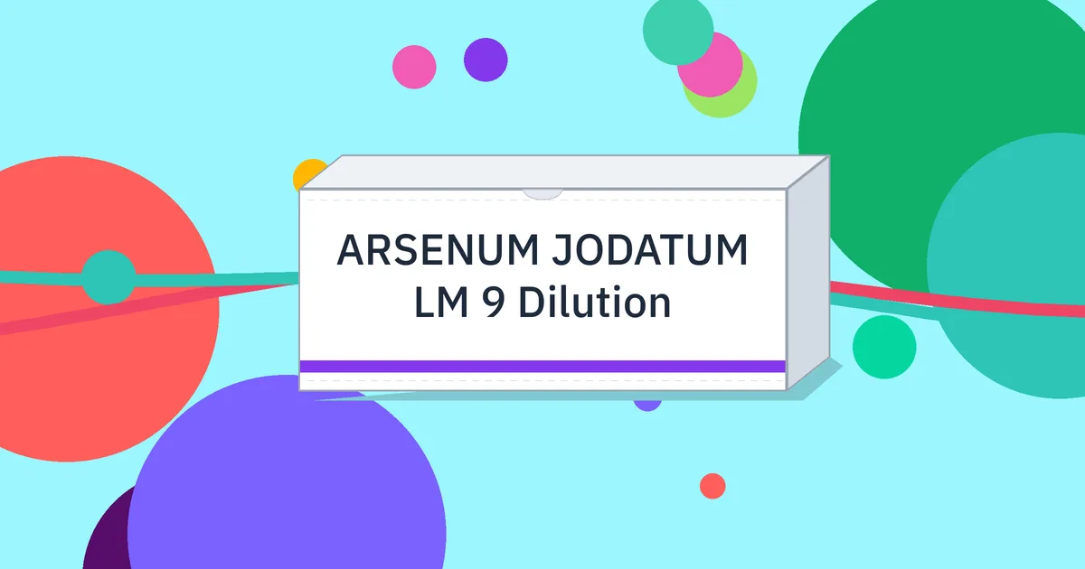 Symbolbild: Packung mit der Aufschrift ARSENUM JODATUM LM 9 Dilution (PZN 12778851) – Verfügbarkeit und Bezug in Apotheken in Frankfurt am Main