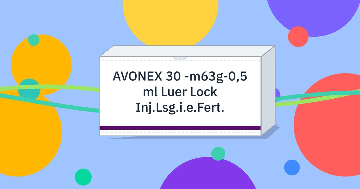 Symbolbild: Packung mit der Aufschrift AVONEX 30 -m63g-0,5 ml Luer Lock Inj.Lsg.i.e.Fert. (PZN 05502344) – Verfügbarkeit und Bezug in Apotheken in Frankfurt am Main