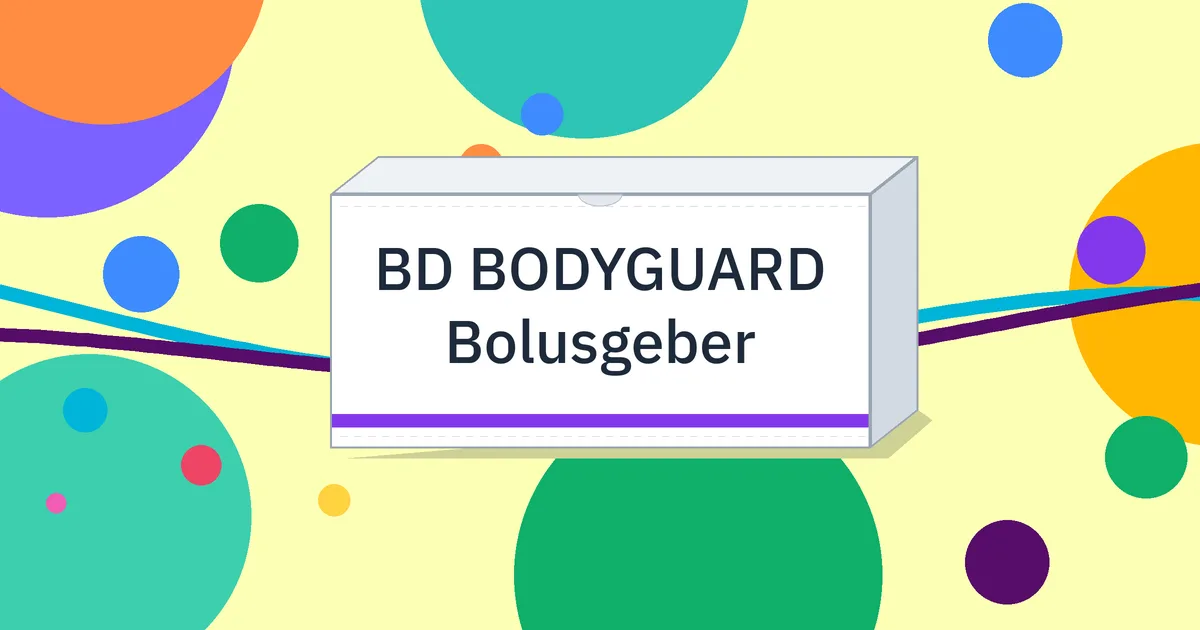 Symbolbild: Packung mit der Aufschrift BD BODYGUARD Bolusgeber (PZN 17161210) – Verfügbarkeit und Bezug in Apotheken in Frankfurt am Main