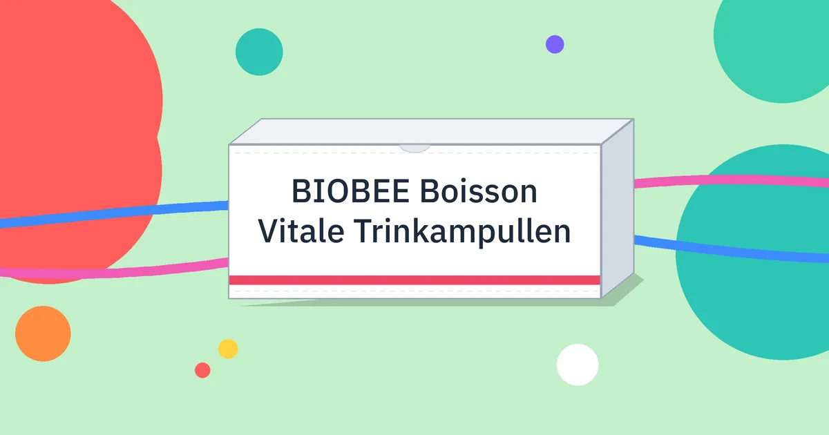 Symbolbild: Packung mit der Aufschrift BIOBEE Boisson Vitale Trinkampullen (PZN 12543622) – Verfügbarkeit und Bezug in Apotheken in Frankfurt am Main