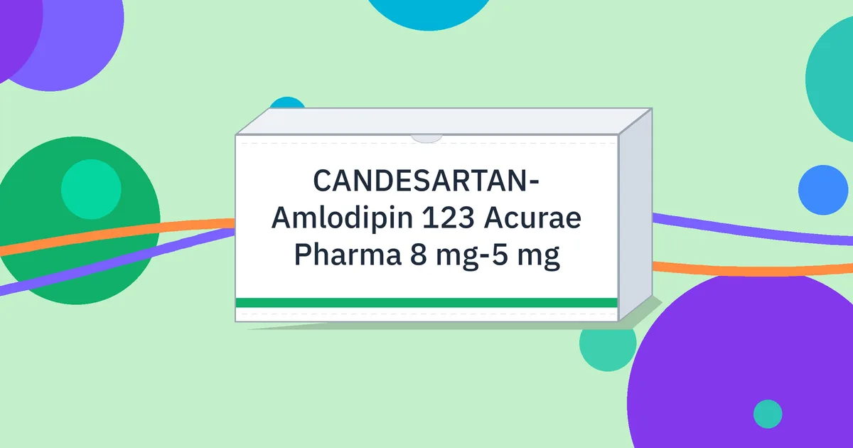 Symbolbild: Packung mit der Aufschrift CANDESARTAN-Amlodipin 123 Acurae Pharma 8 mg-5 mg (PZN 19266373) – Verfügbarkeit und Bezug in Apotheken in Frankfurt am Main