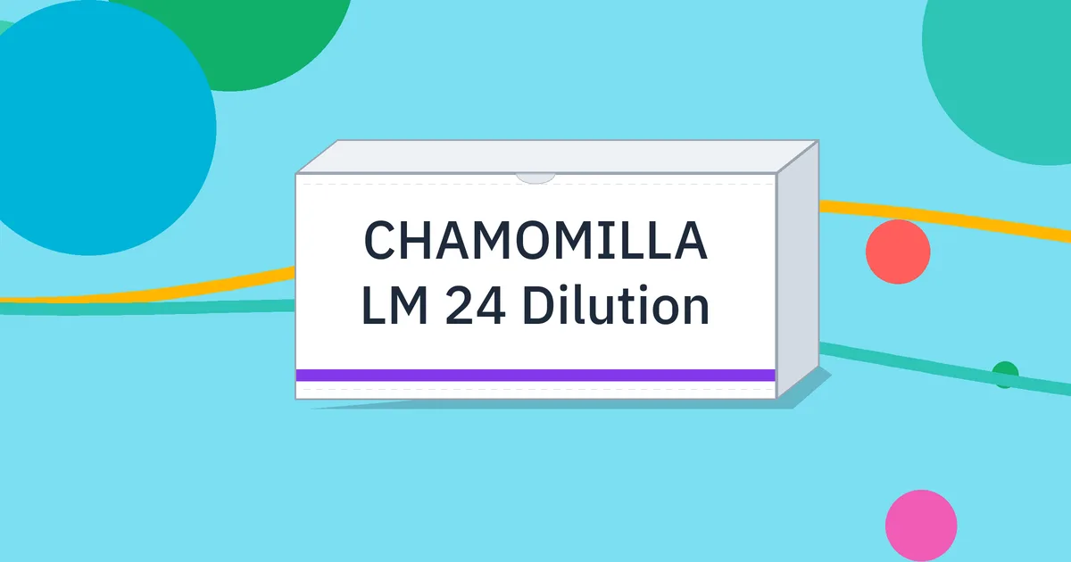 Symbolbild: Packung mit der Aufschrift CHAMOMILLA LM 24 Dilution (PZN 12812631) – Verfügbarkeit und Bezug in Apotheken in Frankfurt am Main