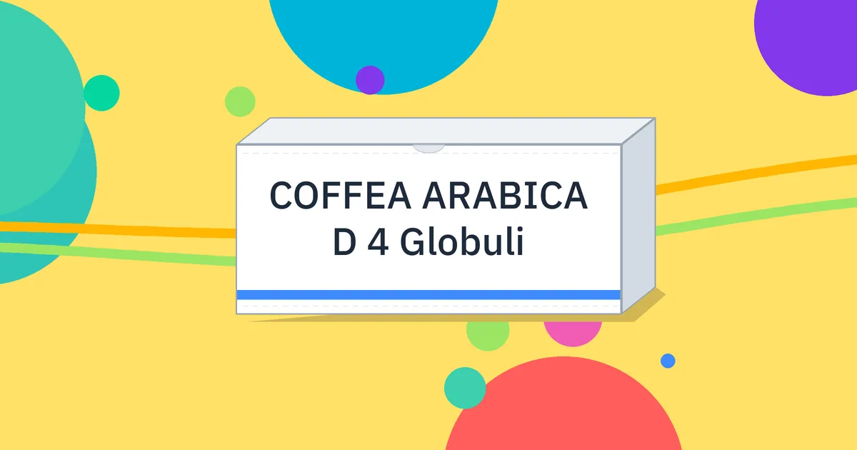 Symbolbild: Packung mit der Aufschrift COFFEA ARABICA D 4 Globuli (PZN 15304208) – Verfügbarkeit und Bezug in Apotheken in Frankfurt am Main