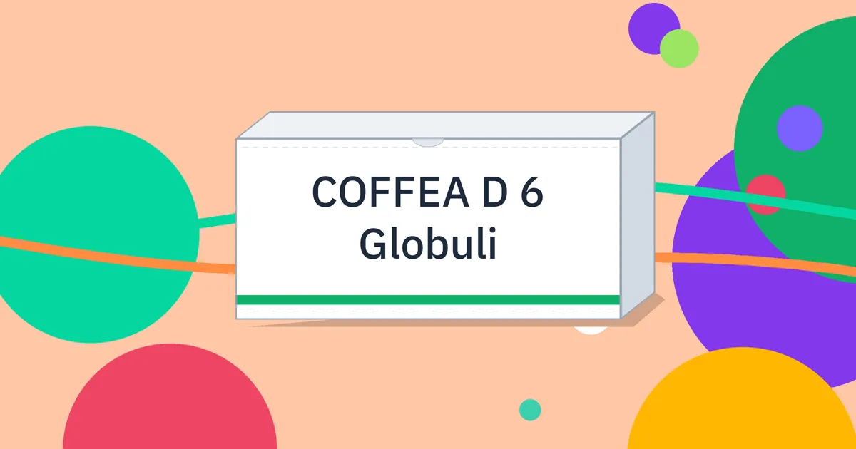 Symbolbild: Packung mit der Aufschrift COFFEA D 6 Globuli (PZN 01767040) – Verfügbarkeit und Bezug in Apotheken in Frankfurt am Main