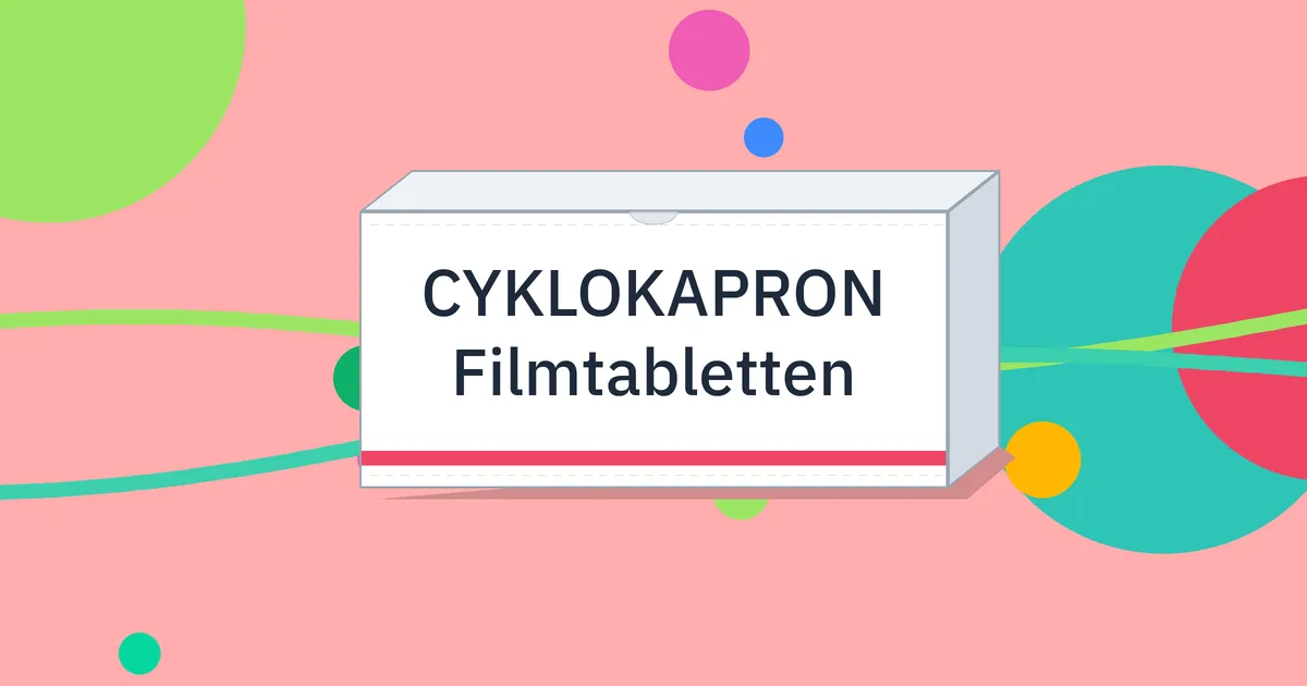Symbolbild: Packung mit der Aufschrift CYKLOKAPRON Filmtabletten (PZN 11526395) – Verfügbarkeit und Bezug in Apotheken in Frankfurt am Main