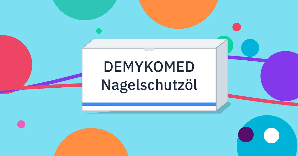 Symbolbild: Packung mit der Aufschrift DEMYKOMED Nagelschutzöl (PZN 12600159) – Verfügbarkeit und Bezug in Apotheken in Frankfurt am Main