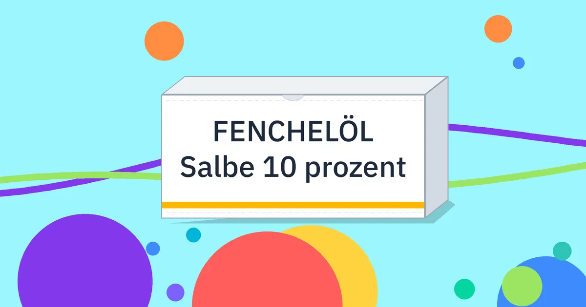Symbolbild: Packung mit der Aufschrift FENCHELÖL Salbe 10 prozent (PZN 16673646) – Verfügbarkeit und Bezug in Apotheken in Frankfurt am Main